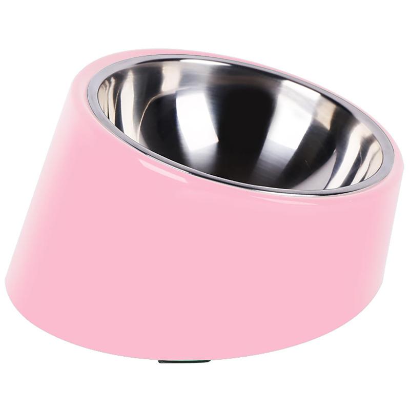 DR.TREE 犬 食器 ステンレス ペット用フッドボウル 猫食器 15度 傾斜がある メラミン製スタンド 洗いやすい 取り外し可能 滑り止め 食べやすい【15度傾斜】 この犬用フードボウルは15度傾斜設計で、食べ物が自然に集まり、ペットが...