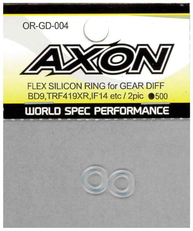 AXON FLEX SLICON RING for GEAR DIFF (P5) 2pic OR-GD-004本製品に電池、バッテリー、電源部等は付属しておりません。