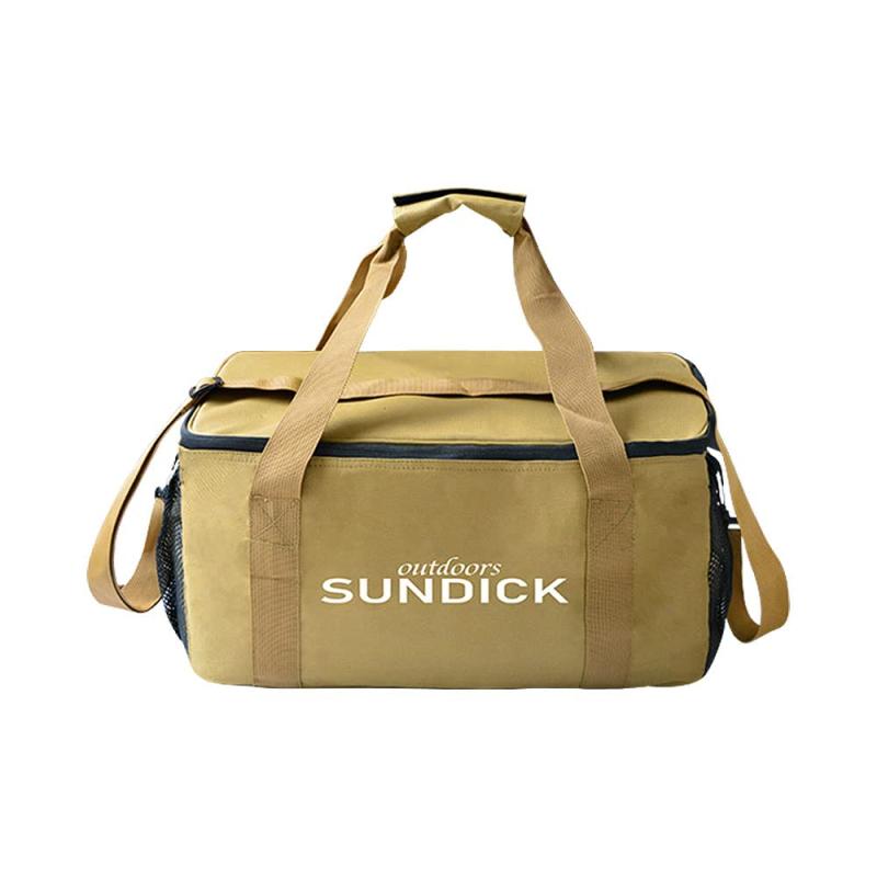 アウトドアキャンプ ツールボックス 収納ケース コンテナバック キャンプ用バック 斜め掛け可サイズ:（展開時）: 約幅40cm 奥行き27cm 高さ20cm （収納サイズ：40cm*27cm*6cm）材質：600Dオックスフォード生地、発泡...