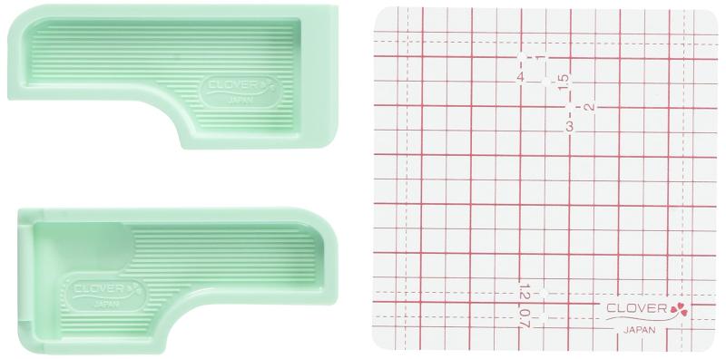 Clover ソーイング用品 ぬいしろガイド 位置決め プレート付 37-188素材・材質:ガイド/本体:ABS樹脂、粘着シート:ポリウレタン 位置決めプレート:PET本体サイズ :ガイド:30×65×7.6mm(1つあたり)、位置決めプレ...