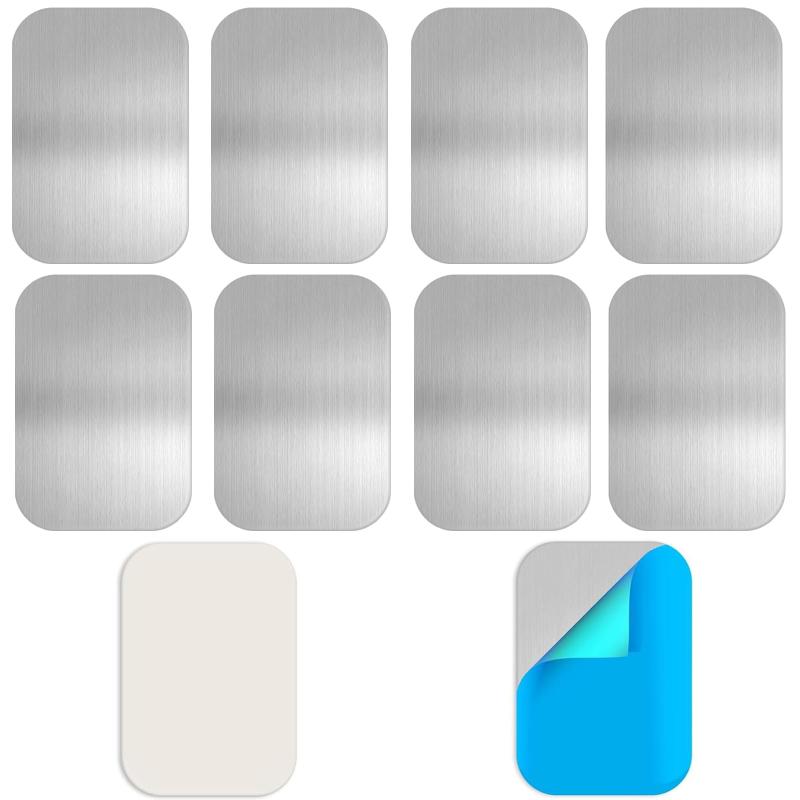 スチールプレート マグネット補助板 10枚入り 長方形45*65mm 粘着テープ付き マグネット吸着用 磁石補助板 ステンレス 強力 スチールシート 壁掛け用 浴室 冷蔵庫 風呂場 玄関 壁掛け用 吸着【製品仕様】長方形金属板10枚、サイズ...