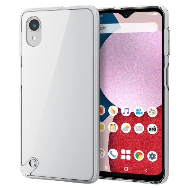 エレコム Galaxy A23 5G [ SC-56C | SCG18 ] ケース カバー 耐衝撃 ハイブリッドケース TPU+PC [四つ角のエアークッションで衝撃吸収] ストラップホール付き クリア PM-G227HVCKCR側面に弾力...