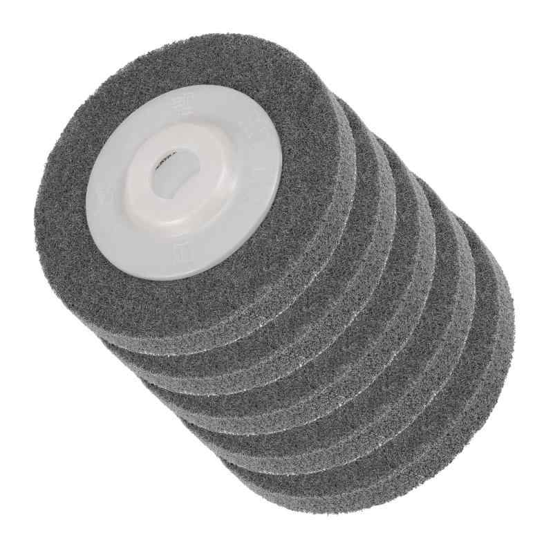 CoCud ポリッシングホイール 5/8インチ x 4インチ（内径 x 外径） ナイロン研磨ホイール - （用途：溝や曲面の研磨に適しています） 5個セット ポリッシングホイールのサイズ --- ナイロンポリッシングホイールのサイズは100...