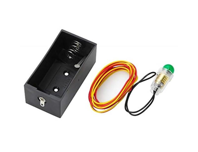 エルパ (ELPA) 電池BOXセット 電池ケース 工作 自由研究 E10mm ソケット 豆電球 UM-01NH●豆電球と電池ボックスがセットになっています。