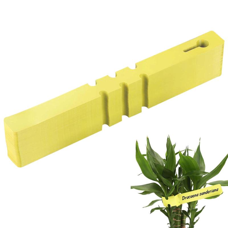 PAVIKE 園芸用ラベル (100枚入)ガーデニングラベル 植物タグ 植物 ラベル 盆栽タグ 黄色 ポット用 植物識別 分類 盆栽 鉢植え 農場 野菜 観葉植物 タグ 調整可能♥【商品仕様】園芸ラベルサイズ:20*2cm;色:黄色;枚数:...