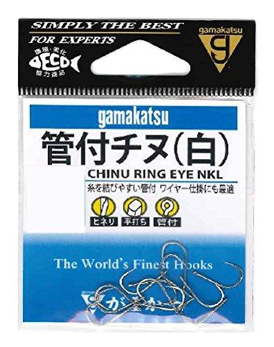 がまかつ(Gamakatsu) カン付チヌ フック 白 3号 釣り針入本数:12号数:3号