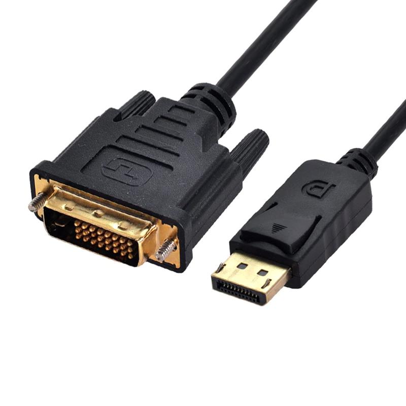 CHENYANG Cablecc DisplayPort DPオスソースからDVIオスシングルリンクビデオ 1080p 60hzケーブル 6フィート 1.8m DVIモニター用CRT、LCDモニター、プロジェクターなどの従来のDVIディスプ...