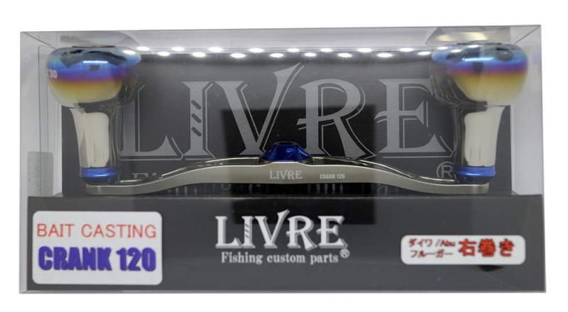 リブレ(LIVRE) リール 2679 フルコンプ クランク120 EF30 右 ダイワ TIBカラー:チタンP+ブルーG品番:2679対応メーカー:ダイワ