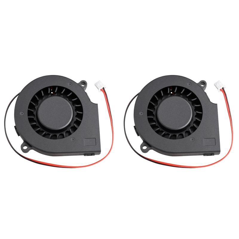 GDSTIME シロッコファン 、75 mmx15 mm 12V DC 小型 ブロワーファン、冷却ファン 遠心ファン、ブラシレスファン、スリーブベアリング❀ 小型ブロワーファン: 75mm (L) x75mm (W) x15mm (H) /...