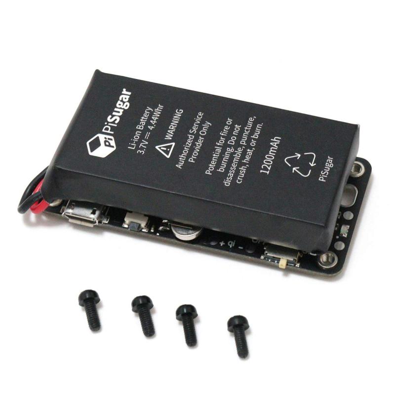 Pisugar2 Portable 1200 mAh UPS Lithium Battery Power Module for Raspberry Pi-Zero W/WH Model Accessories (Not Include Ra...