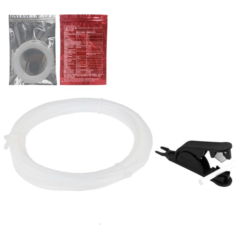 Kazeori 3Dプリンター PTFEテフロンチューブ 超滑らかなPTFEチューブ 長さ5M 2.5mm ID×4mm 外径 3Dプリンターアクセサリー Bambu Lab A1/A1 Mini/P1P/P1S/X1C /Creality...