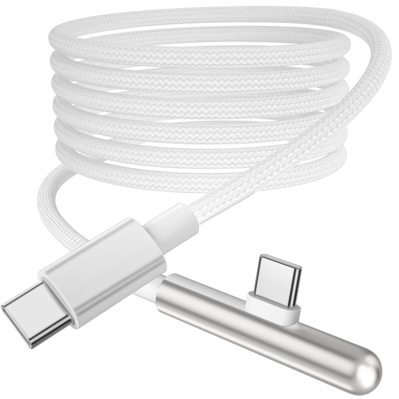 240W USB Type-C ケーブル 2M L字型 タイプc ケーブル 対応iPhone 15 16 Pro Max Plus/iPad/iPad Pro/Air/mini 6 10世代/Samsung Galaxy S23 S24 u...