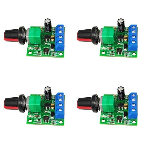 PWM DCモータースピードコントローラー PWM 2A DCモーター速度制御モジュール 速度コントローラー レギュレータ 2A 1.8-12Vミニ DC モータ PWM 速度コント ローラー スピード コントロール スイッチ[パッケージ]...