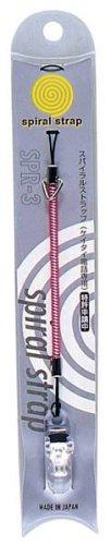 OH スパイラルストラップ SPR-3自然長:175mm最大長:650mm線径:1mm使用荷重:0.3kg色:ピンク材質:ウレタン樹脂、鋼