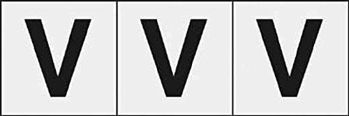 TRUSCO(トラスコ) アルファベットステッカー 30×30 「V」 透明 3枚入 TSN-30-V-TM表示内容:英字「V」 透明取付仕様:粘着シール縦(mm):30横(mm):30
