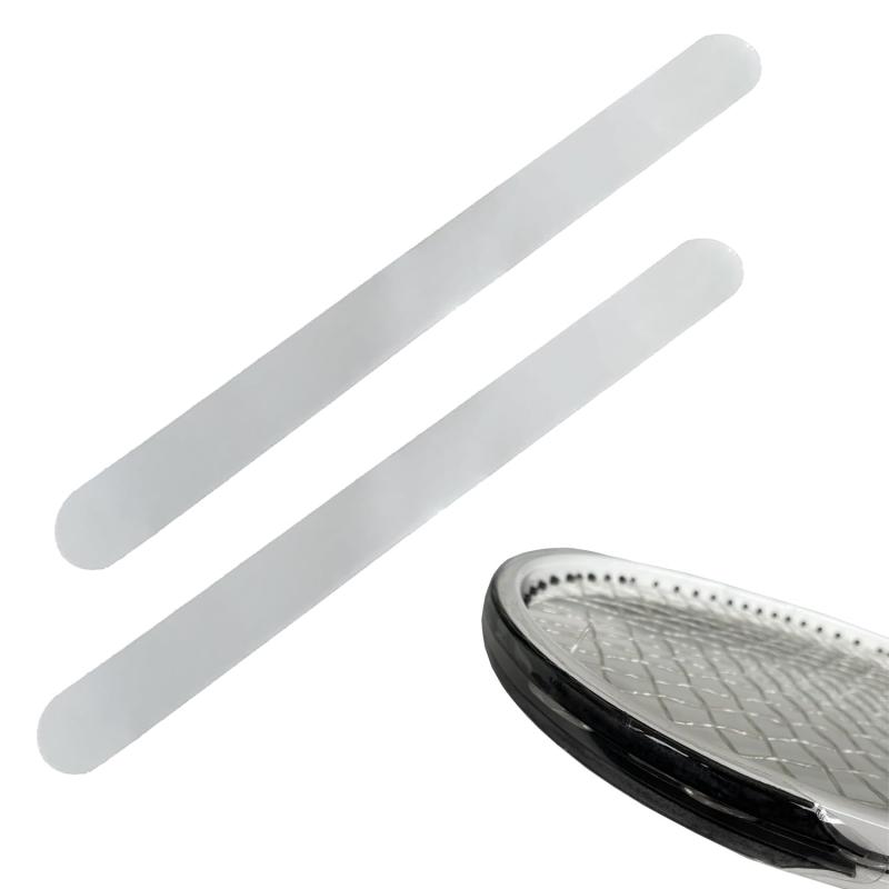 PAVIKE エッジガード ソフトテニス 軟式テニスラケット 37cm 【2枚】 スポーツパドル ヘッドエッジガードラケット 軟式 ソフトテニスラケット ラケット ガード テープ テニス✦【高品質の素材】当社のテニスラケットヘッドステッカー...