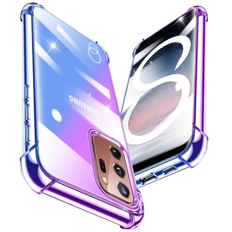 PNEWQNE Galaxy Note 20 用ケース クリア 全面保護カバー 耐衝撃 衝撃吸収 tpu 耐震 ソフト軽量 薄型 落下防止 米軍MIL規格 透明 耐久 ストラップホール付き 黄変防止 指紋防止 滑り防止 ワイヤレス【対応機種...