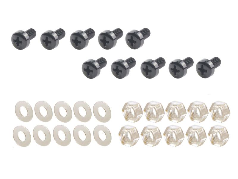ポッシュフェイス(POSH FAITH) バイク用品 ポリカーボネートスクリーンビス 5mm×10mm 10個入り ブラック 990510-06利用可能車種(代表例) PCX125/PCX150 等最大径:約8.8mm