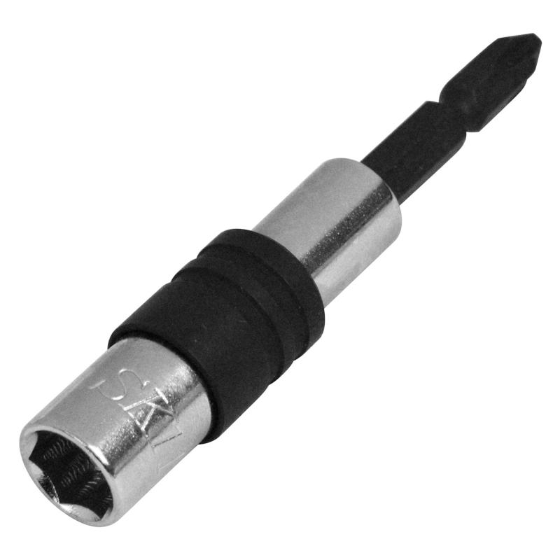 SK11(エスケー11) ビットスルー 両口ダブルソケット 18Vインパクト対応 8mm・10mm BS2-810ソケット(6角)サイズ:8・10mm軸径:6.35mm六角軸ビット刃先:+2・+2仕様:18Vインパクト対応本体:スチール