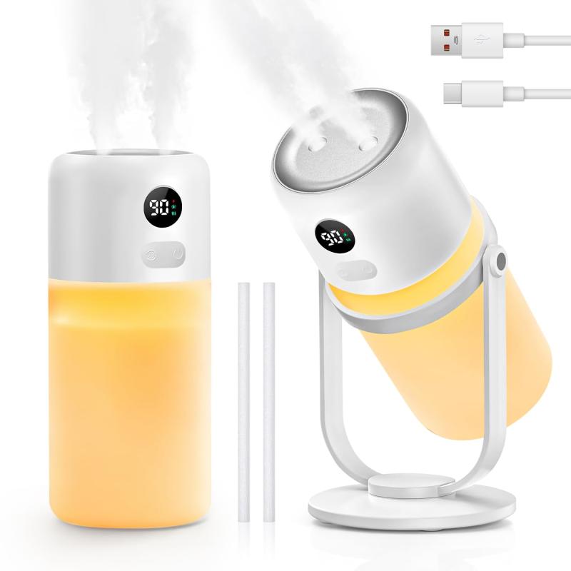 卓上超音波加湿器 オフィス アロマ スチーム おしゃれ 大容量 上から給水 しずく型 USBタイプ 抗菌 除菌 静音 省エネ 寝室 車載 空気清浄 保湿 プレゼント バレンタイン超音波式加湿器: 静音設計で寝室やオフィスでの使用に最適な超音...
