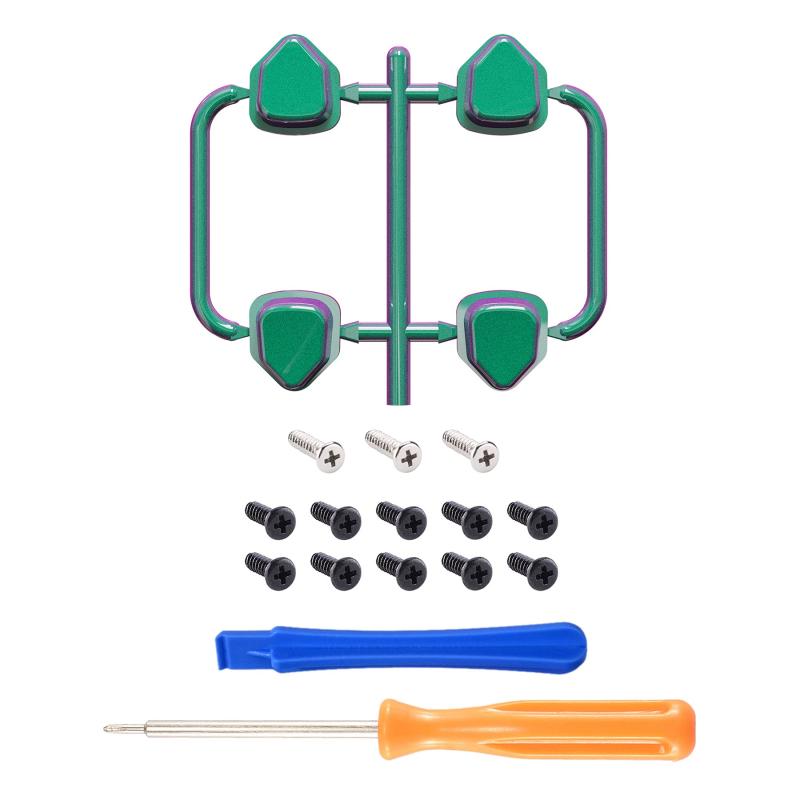 eXtremeRate ps5コントローラーに対応用人間工学に基づいた分割十字キーボタン（SDPボタン）、カメレオンデザインps5BDM-010&amp;BDM-020&amp;BDM-030&amp;BDM-040&amp;BDM-050...