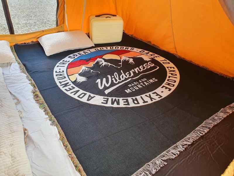 Peel Forest キャンプコット,ネイティブ柄 ナバホ アステカ ラグ トライバル, ブランケット アウトドア,ラグ ピクニック ブランケット,マルチカバー