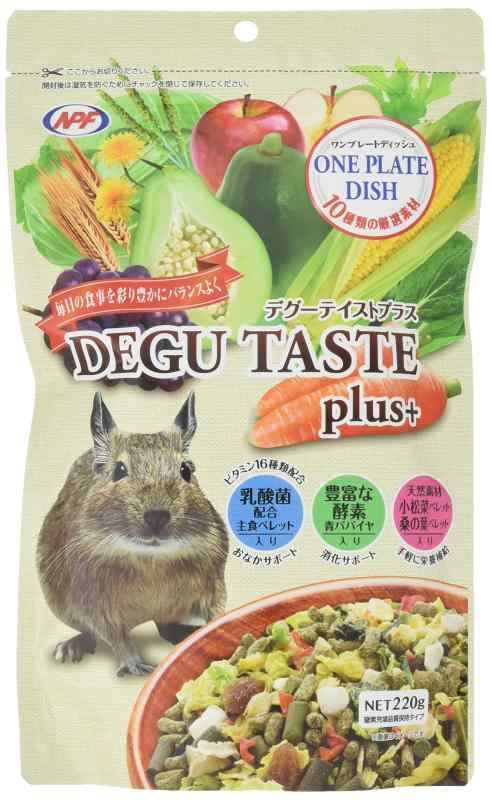 ナチュラルペットフーズ デグーテイストプラス 220g本体サイズ (幅X奥行X高さ) :16×8×26cm本体重量:220g原産国:日本