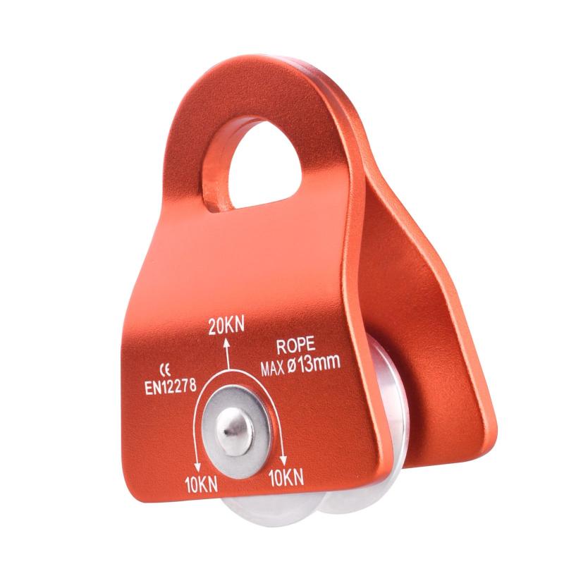 Azarxis クライミング プーリー マイクロプーリー ローププーリー ク ライミング ペツル アーボリスト プーリー 登山 レスキュー リギング 牽引