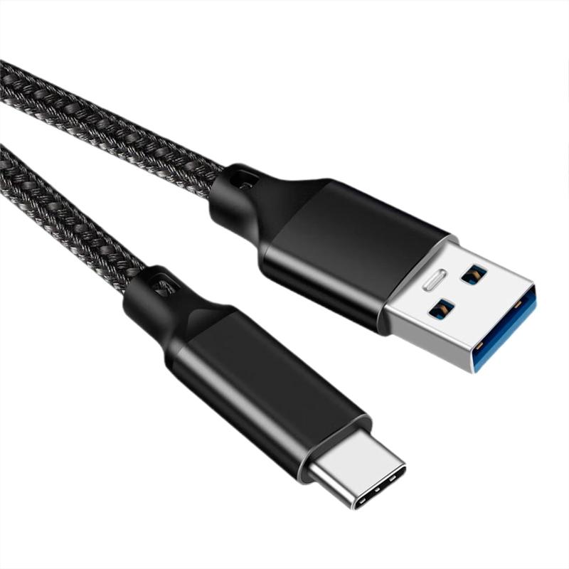 USB Type C ケーブル 3m【POTRRCIUSUER】 USB-A to USB-C 10Gbps高速データ転送 ナイロン編み USB3.1 Gen2 ケーブル 60W（3A/20V）急速充電 タイプc 充電ケーブル Sony X...