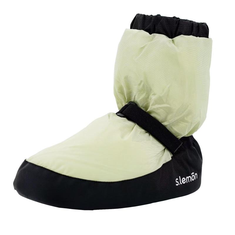 [s.lemon] バレエ ウォーム アップ ブーツ子供大人ブーティー バレエバレエブーツは、ウォームアップやその間のクラスに最適です。動きの安定性を維持するための非滑りEVAソール。足首に調整可能なベルクロバックルを柔軟に摩耗させる。ポリ...