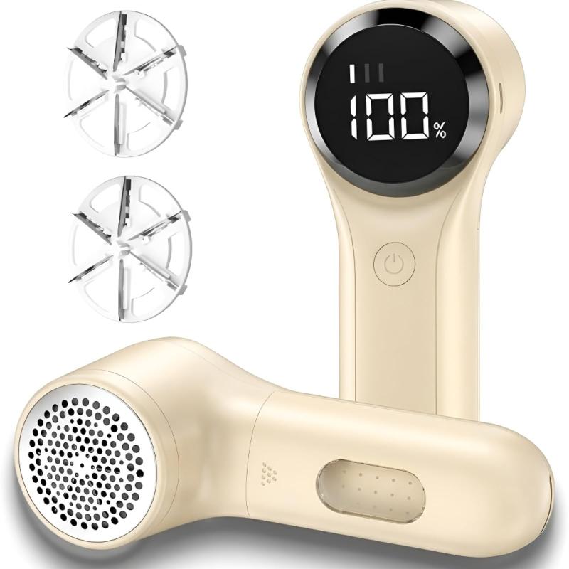 【2025年モデル】FrSara毛玉取り 電動 液晶ディスプレイ付き 3段階スピード調整 強力6枚刃 Type-C充電式 安全装置 靴下 旅行 様々な衣類適用 自宅用🍀【2025年新モデル&amp;強力6枚刃】ㇳ...