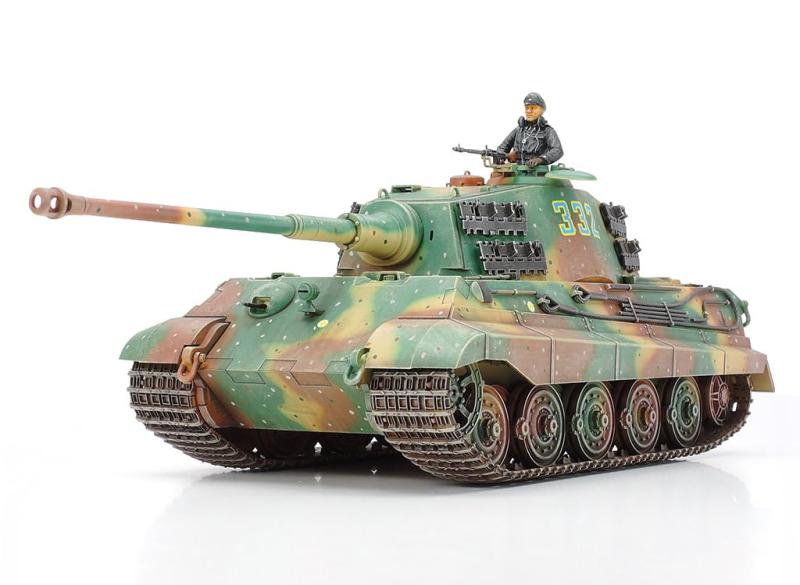 タミヤ 1/35 ミリタリーミニチュアシリーズ N0.164 ドイツ陸軍 重戦車 キングタイガー ヘンシェル砲塔 プラモデル 35164<b>対象年齢 :</b> 15歳から男の子向きパッケージ重量: 0.499 k...