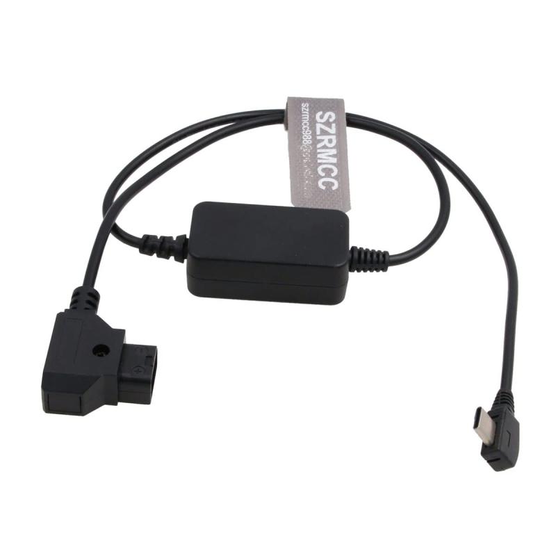 SZRMCC 携帯電話パッドタブレットデバイスUSBC Type-C to D-tap V-Mount Gold-MountPowerTap用の急速充電電源ケーブルこのケーブルは、D-tap2ピンVマウントゴールドマウントPowerTapイ...