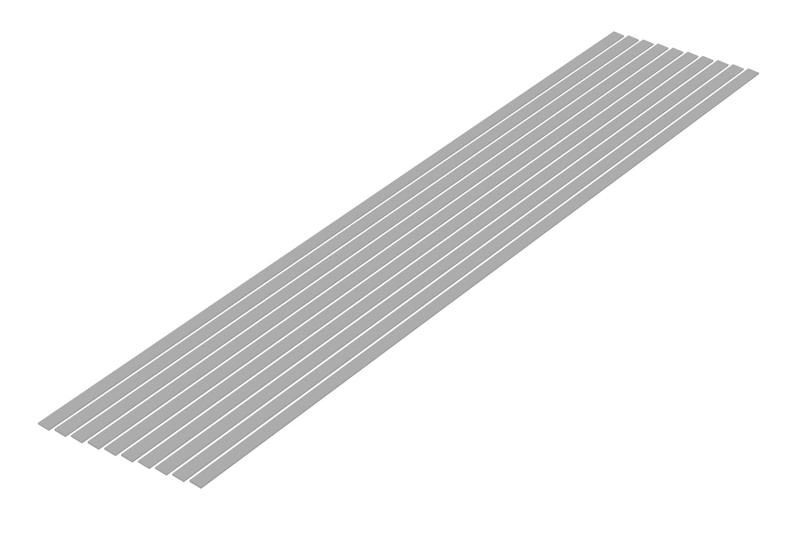 ウェーブ マテリアルシリーズ プラ材料 グレー 細切り板 0.5×4.0mm 10本入 ホビー用素材 OM-47410本入り【サイズ】厚み：0.5×幅：4.0mm/全長：250mm【サイズ】プラスチック(スチロール樹脂/PS)