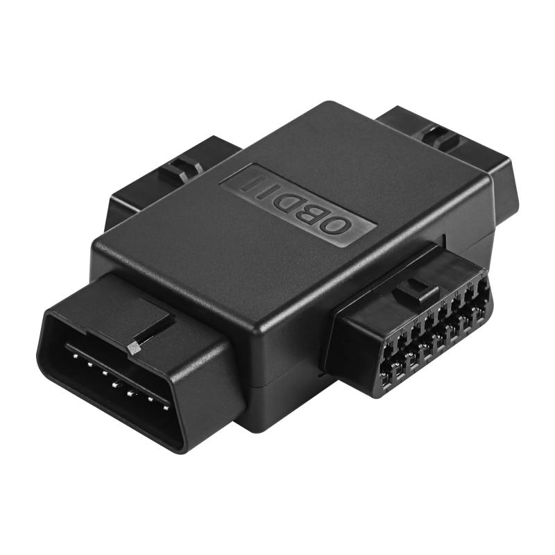 CERRXIAN OBD2 1 to 3 アダプター、OBD-II 16ピン オス-メス 3ポート スプリッター、診断ツール用拡張変換アダプター、1オス to 3メス 車載診断延長コードOBD2 1対3 全ピンアダプターは、3台のOBD機器...