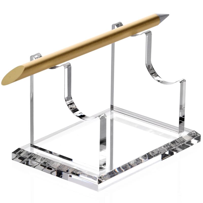 アクリル製卓上ペン ディスプレイスタンド ペンホルダー ペン立て おしゃれ高品質素材：高いアクリル素材を使用して作成された横置き仕様のペンスタンドで、丸洗いすることも可能。用途:鉛筆やボールペン、サインペン、筆、マーカーなどを横にして整頓出...