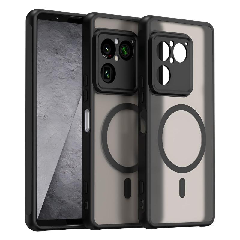 Voltup スマホケース Xperia 1 VIII対応 マグネット搭載 耐衝撃 エクスペリア 1 VIII ケース ストラップホール付き 黄変防止 指紋防止 傷防止 滑り止め レンズ保護 TPU+PC 軽量設計【対応機種】Xperia ...