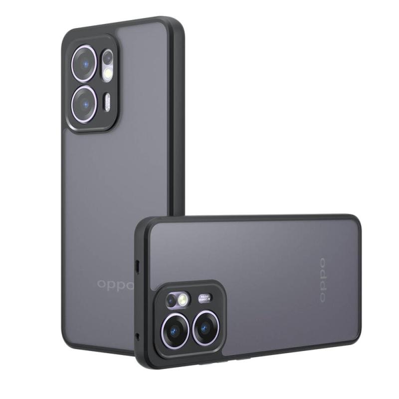 【TIFIYA】For OPPO Reno13 A 用 ケース マット カバー 指紋防止 米軍MIL規格 CPH2699 / A501OP 対応 TPU+PC ストラップ装着可能 耐衝撃 落下防止 レンズ保護 軽量 oppo reno13 ...