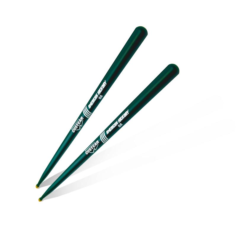 CUSTEAM ドラムスティック カラフルシリーズ 5A 7A北米産ヒッコリーを使用し、より優れたパフォーマンスを確保しています。細やかな表面処理が、優れた握り心地を提供します。鮮やかなカラーバリエーション：ブラウン、ブルー、グリーン、ピン...