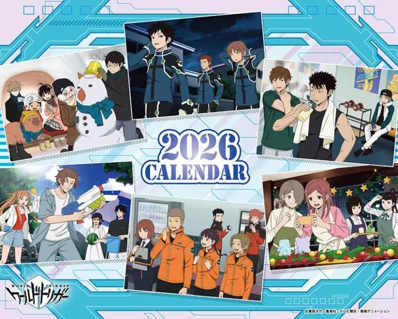 東映アニメーション 卓上 ワールドトリガー 2026年カレンダー 16×20cm CL-028【商品仕様】16×20cm・7枚