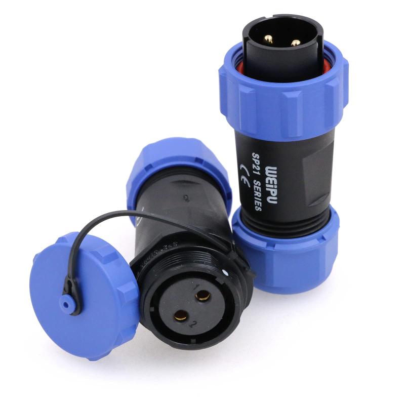 ZBLZGP WEIPU SP21 はコネクター 2/3/4/5/7/9/12 Pin のプラグ コネクターおよびパネルの電源コードの航空コネクター車および産業オートバイのための医学 LED の照明を防水しますWEIPU-工業用SP21電気...