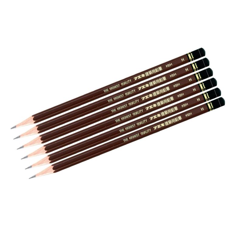 フエキ 不易 建築用鉛筆 H 6本入 KEH-6入数:6本入品種:H芯硬度:かため