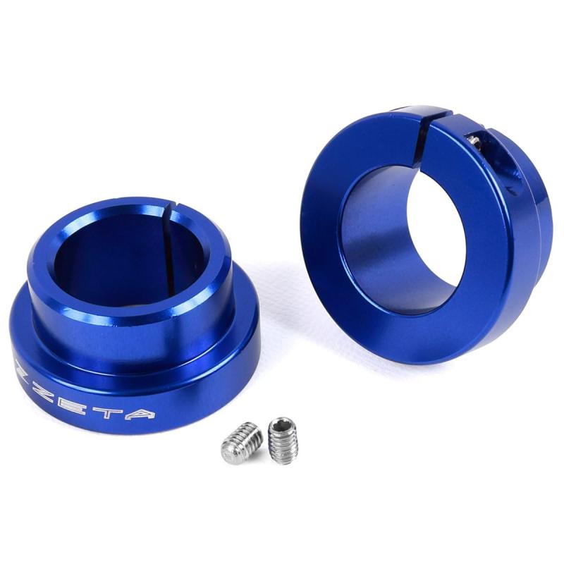 ジータレーシング(ZETA RACING) フォークボトムプロテクター ブルー KYB用 CRF450R,YZ125/X,YZ250/X/F/FX,YZ450F/FX etc F7083ガレ場などを走行する際に岩や飛び石などからフォークボト...