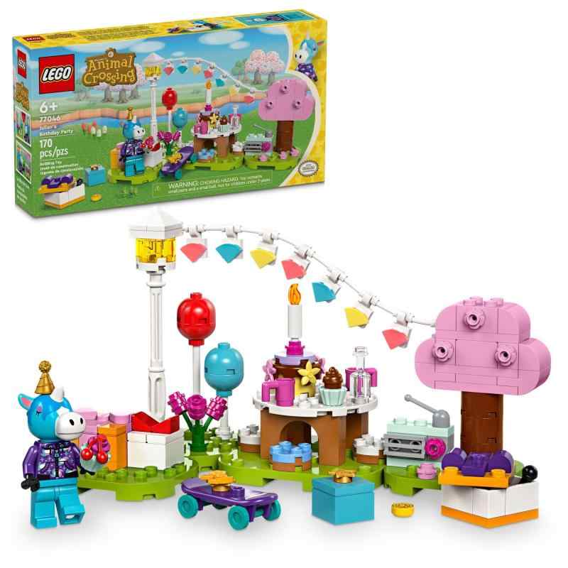 レゴ(LEGO) どうぶつの森 ジュリアンの誕生日パーティービデオゲームおもちゃ 子供向け ビデオゲームシリーズのどうぶつの森のおもちゃ 馬のミニフィギュア付き 6歳以上の女の子と男の子子供向けの創造的な組み立ておもちゃ – レゴどうぶつの...