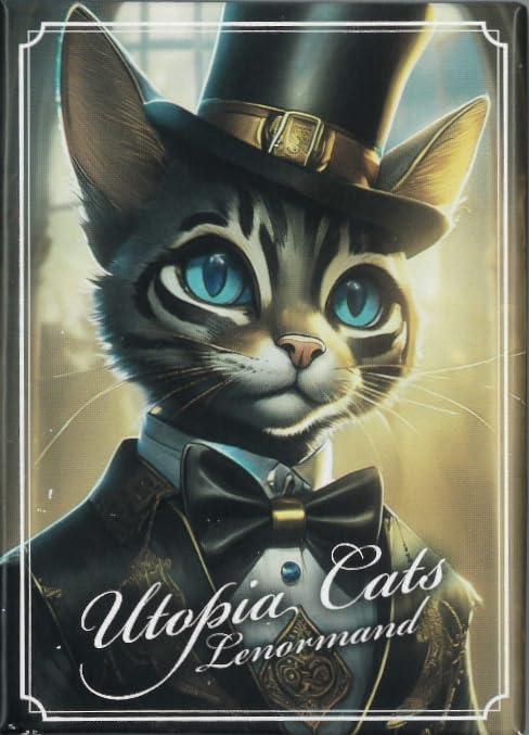 Utopia Cats Lenormand（ユートピアキャッツルノルマン） ｜ Poporo Labo ｜ カード36枚 日本語解説書付き 【正規品】内容：カード全36枚、日本語解説冊子付きパッケージサイズ：H100×W72×D24[mm]...