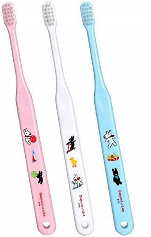 Ci603 仕上げ磨き用歯ブラシ Sやわらかめ リサとガスパール 5本入