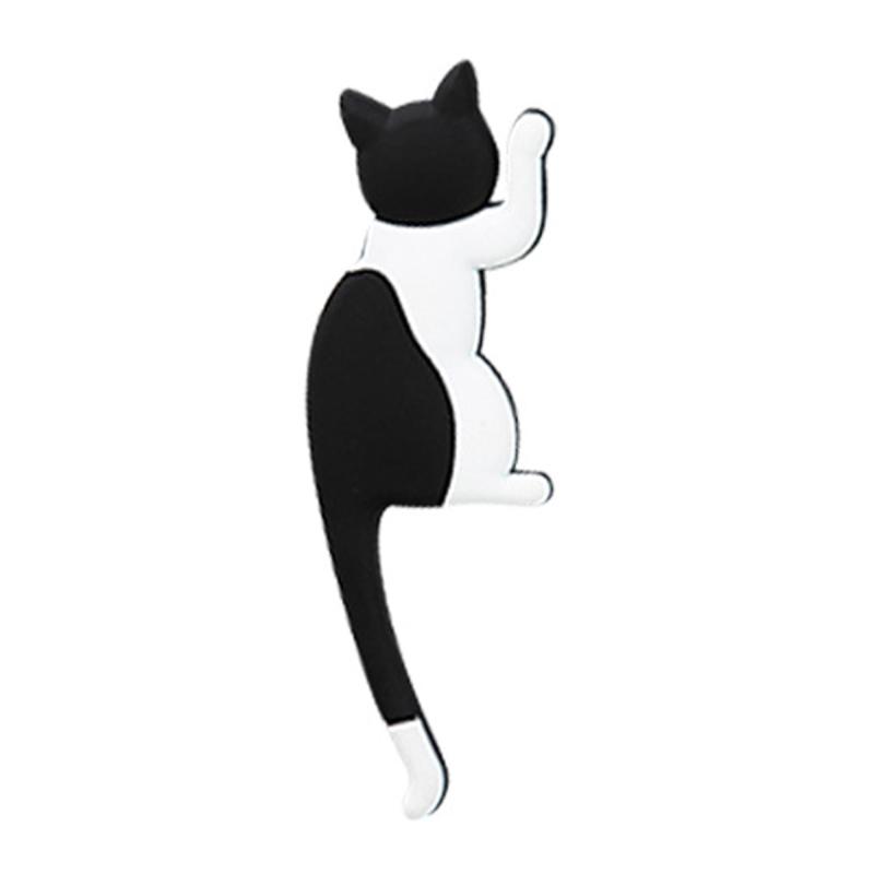 BOJIDO マグネット 磁石 フック 猫 しっぽ 冷蔵庫マグネット マグネットフック 壁掛け 壁飾り 小物掛け 収納 かわいい おしゃれ 可愛い猫 冷蔵庫/地図/ホワイトボード/事務所に最適 猫好きプ