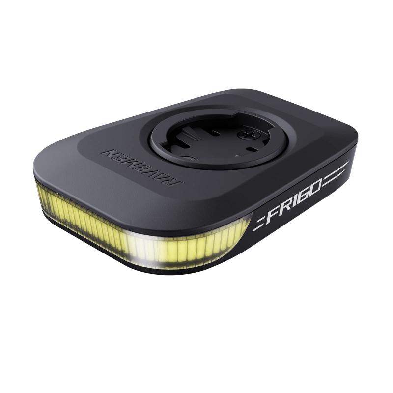 RAVEMEN FR160 自転車ライト フロントライト 高輝度 サイクルコンピューター対応 GARMIN WAHOO専用 160ルーメン モード記憶 6つ調光モード USB-C急速充電 IPX6完全防水 ロードバイク シティサイクル 対【...