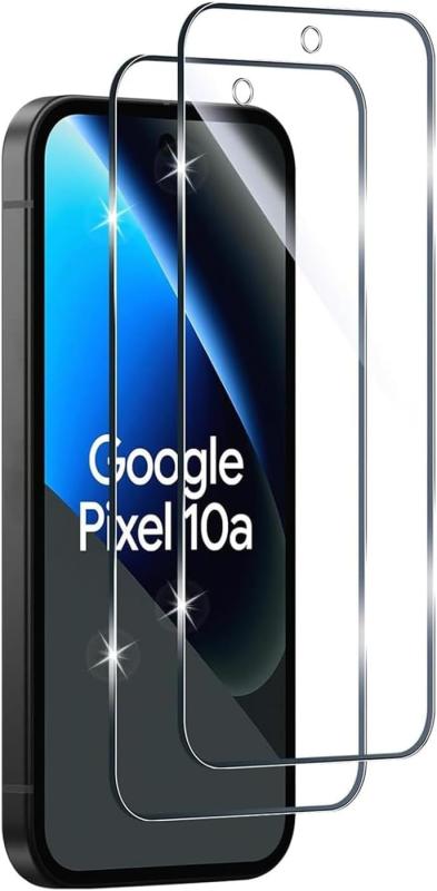 Gosento For Google Pixel 10a フィルム【2枚セット】2.5Dラウンドエッジ加工 日本旭硝子素材AGC 高透過率 強化ガラスフィルム 硬度9H【対応機種】Google Pixel 10a の曲面エッジによるフィルム...