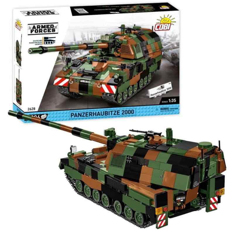 COBI Armed Forces Panzerhaubitze 2000 タンク1006個の高品質要素。組み立てた1:35スケールモデルの寸法(長さ×幅×高さ):33.5cm×11cm×11cm(33.5cm×4.37インチ×4.39イン...